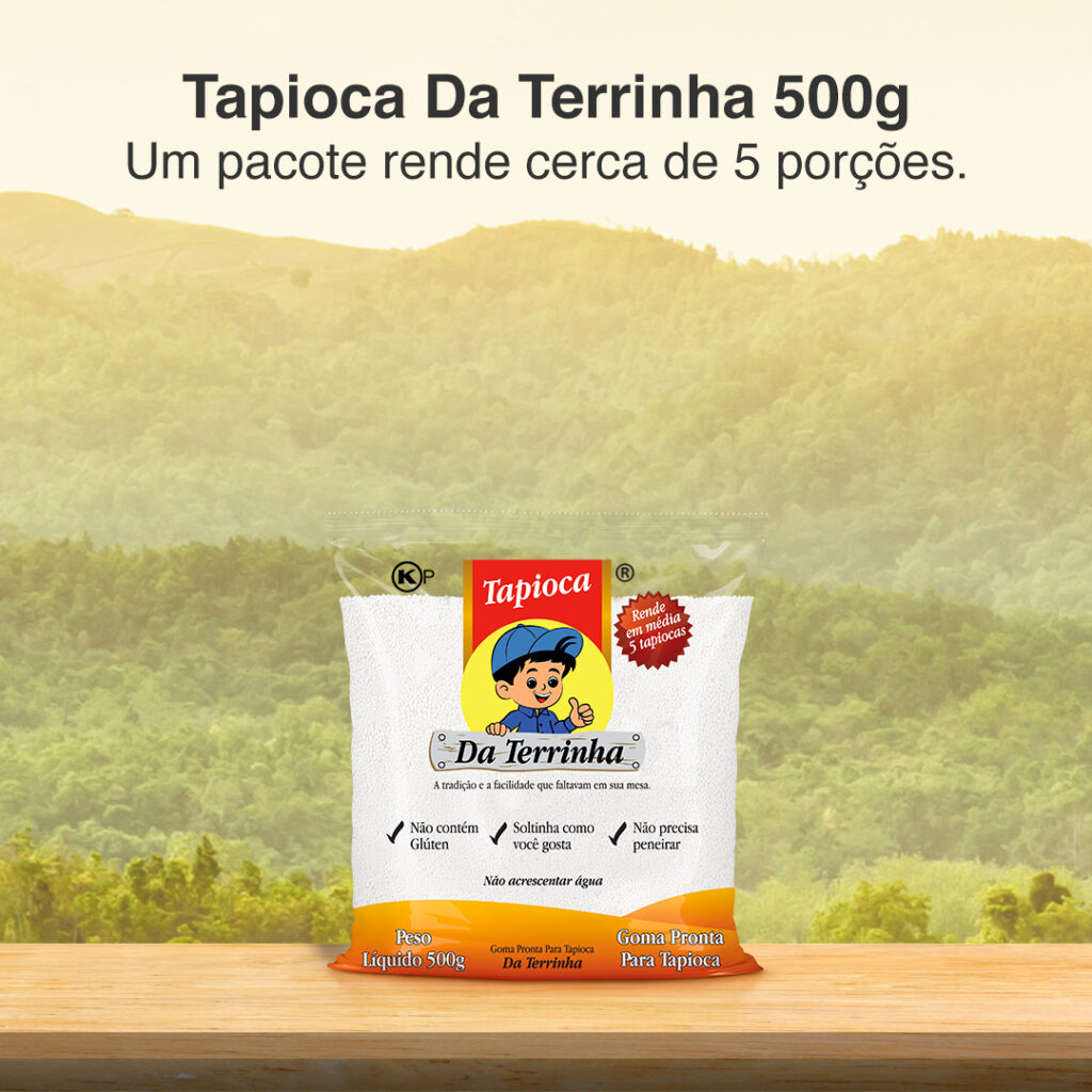 Massa/Goma de Tapioca Sem Glúten – Da Terrinha 500g – AmazoNative